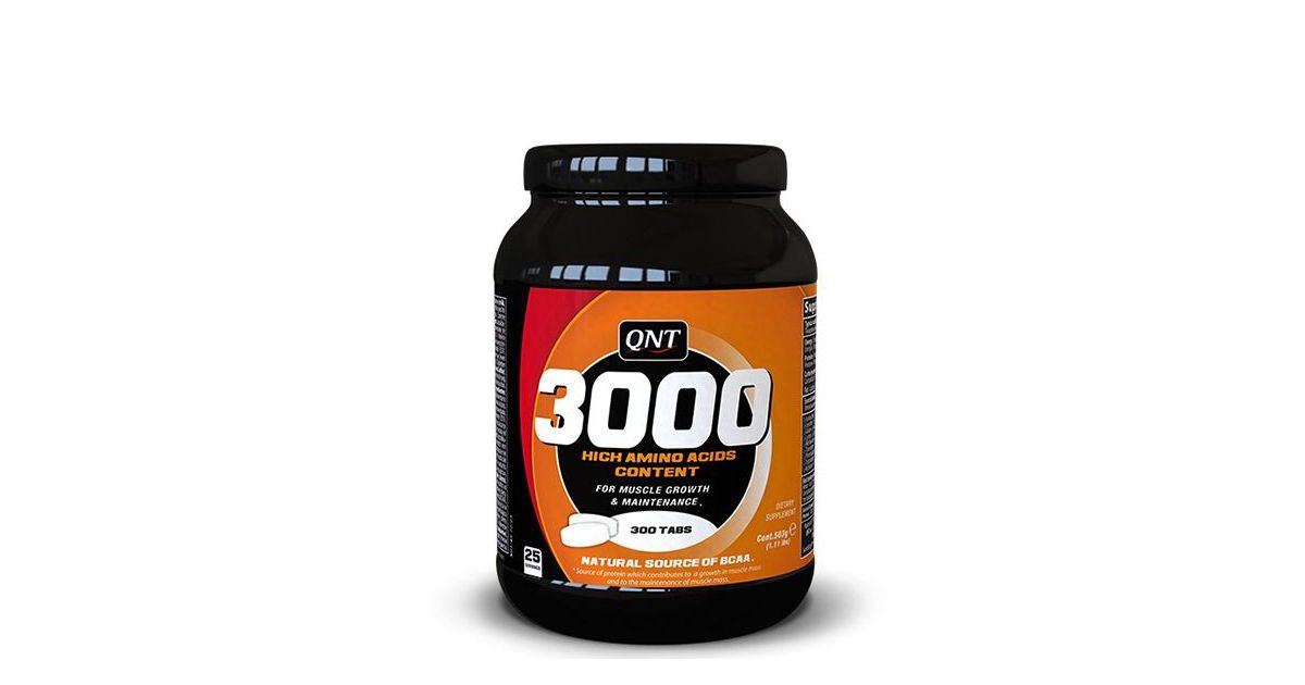 QNT SPORT - AMINO 3000 - HIGH AMINO ACID CONTENT - 300 TABLETTA ...