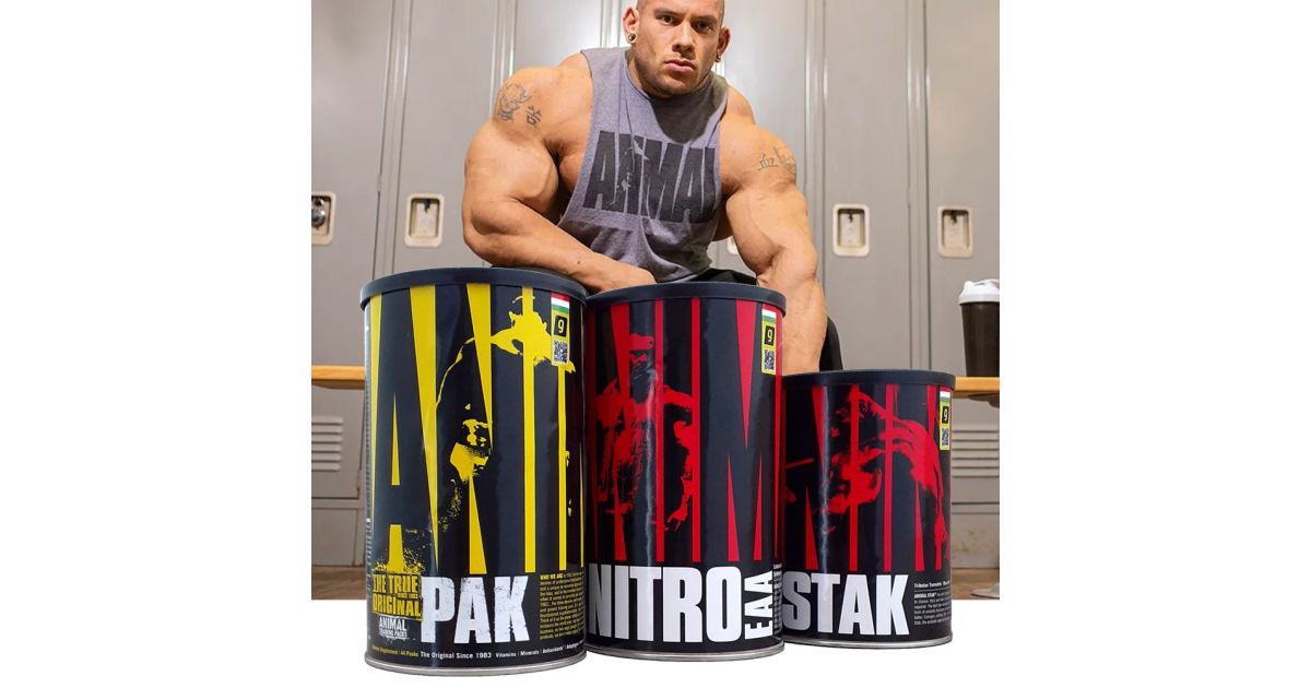 UNIVERSAL - ANIMAL SERIOUS ANABOLIC STACK - ANIMAL PAK + ANIMAL NITRO ...