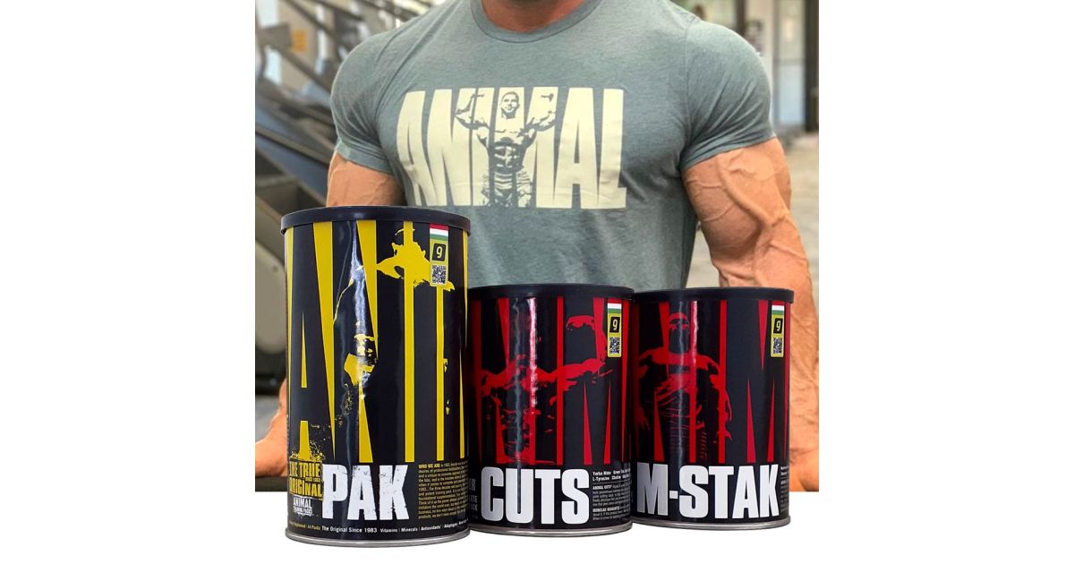 UNIVERSAL - ANIMAL NATURAL LEAN MASS STACK - ANIMAL PAK + ANIMAL CUTS ...