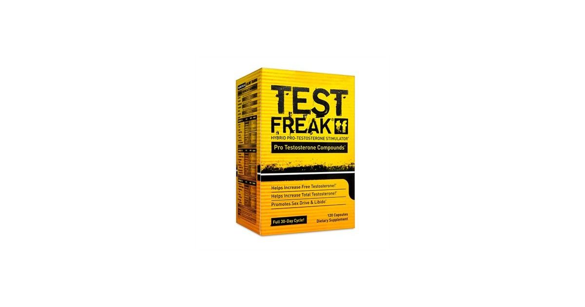 PHARMAFREAK - TEST FREAK - HYBRID PRO-TESTOSTERONE STIMULATOR - 120 ...