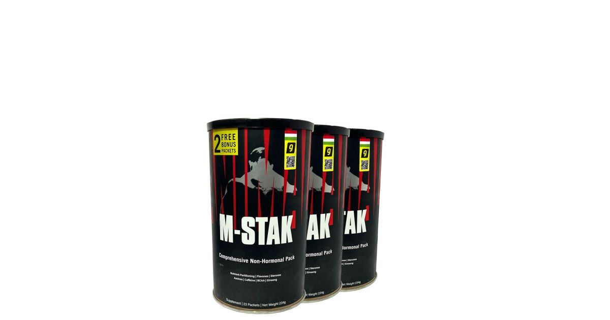UNIVERSAL - ANIMAL M-STAK - THE NON-HORMONAL ANABOLIC STACK - 3 x 21 ...