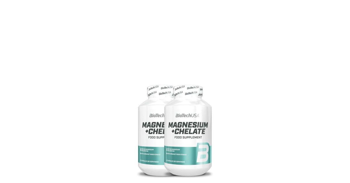 BioTech USA - MAGNESIUM+CHELATE - MAGNÉZIUM KAPSZULA - 2 X 60 KAPSZULA ...