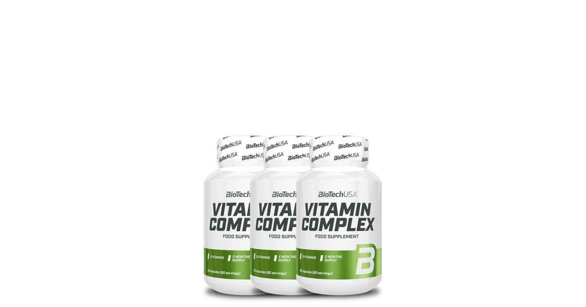 BioTech USA - VITAMIN COMPLEX - MULTIVITAMIN - 3 X 60 KAPSZULA ...