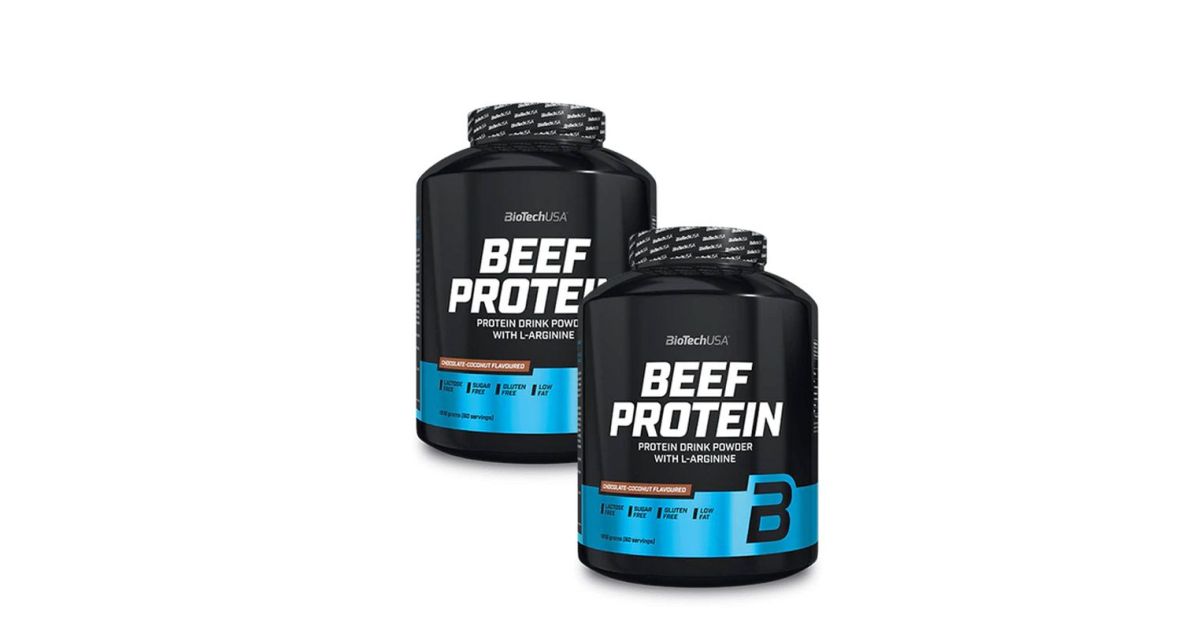 BioTech USA - BEEF PROTEIN - PROTEIN DRINK POWDER - 2 X 1816 G ...