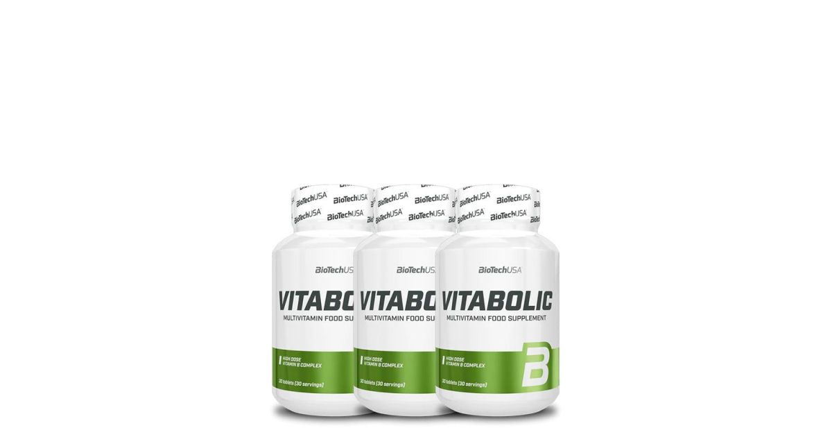 BioTech USA - VITABOLIC - MULTIVITAMIN FOOD SUPPLEMENT - 3 X 30 ...