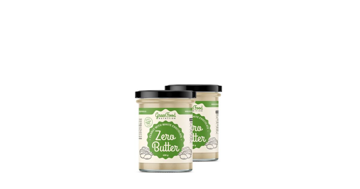GREENFOOD NUTRITION - ZERO BUTTER PEANUT BUTTER WITH WHITE CHOCOLATE ...