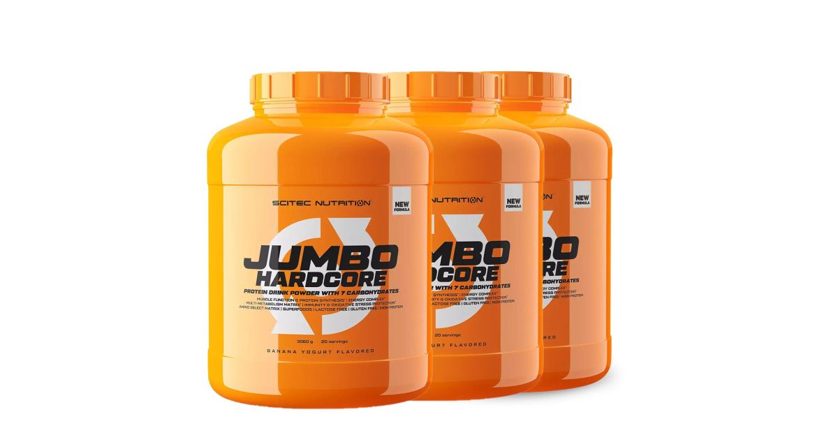SCITEC NUTRITION - JUMBO HARDCORE - 3 x 3060 G - gymstore.hu | Minden ami az edzéshez kell ...