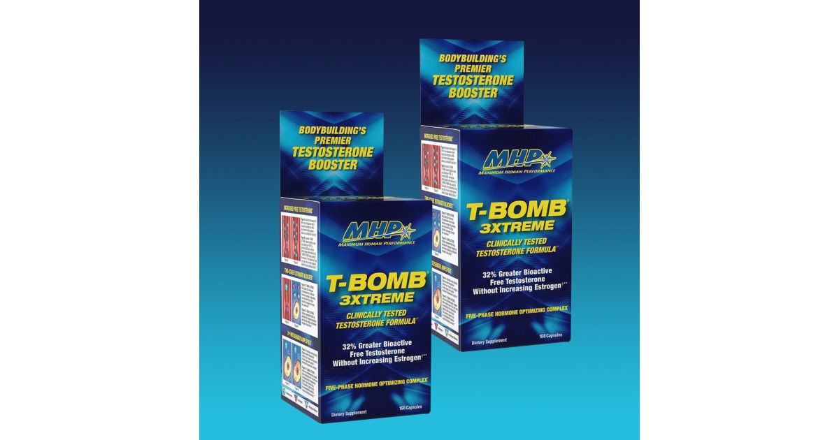 MHP - T-BOMB 3XTREME - FIVE-PHASE HORMONE OPTIMIZING COMPLEX - 2 x 168 ...