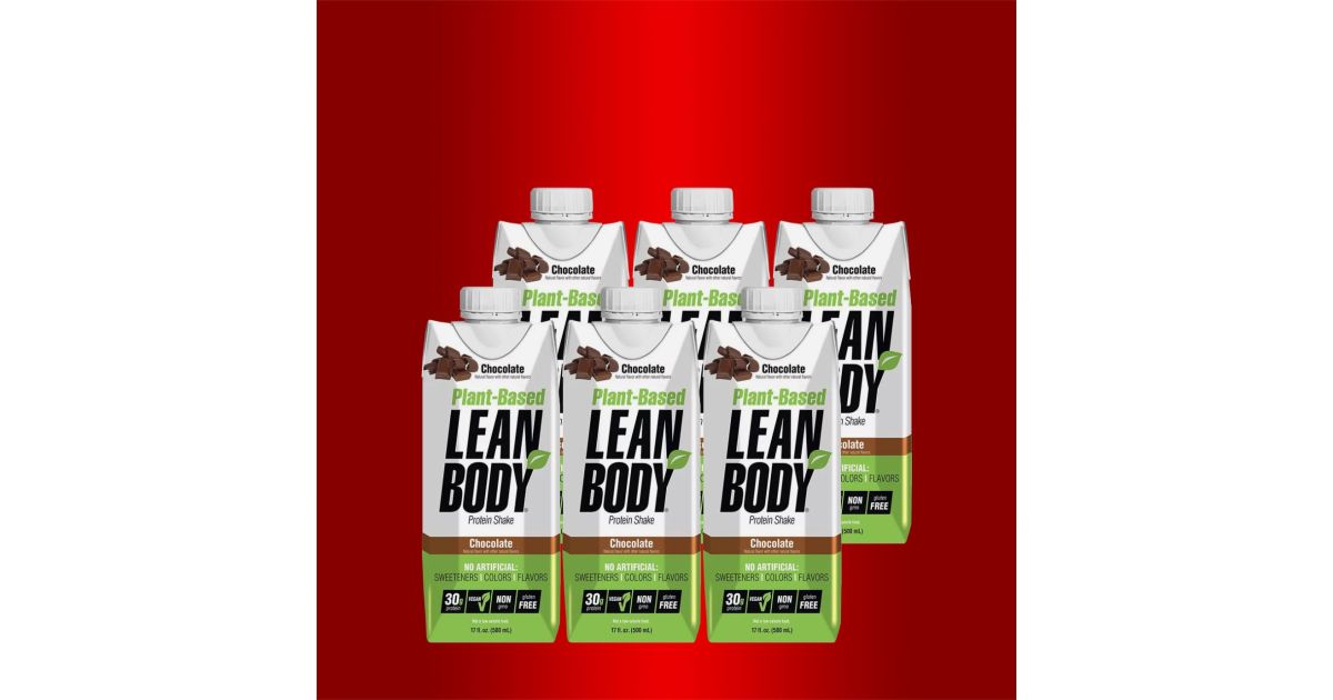 LABRADA - PLANT-BASED LEAN BODY RTD PROTEIN SHAKE - 6 x 500 ML ...