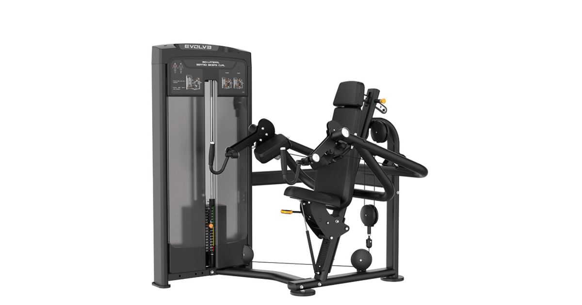 EVOLVE FITNESS - ISO LATERAL BICEPS CURL - LAPSÚLYOS BICEPSZ GÉP ...