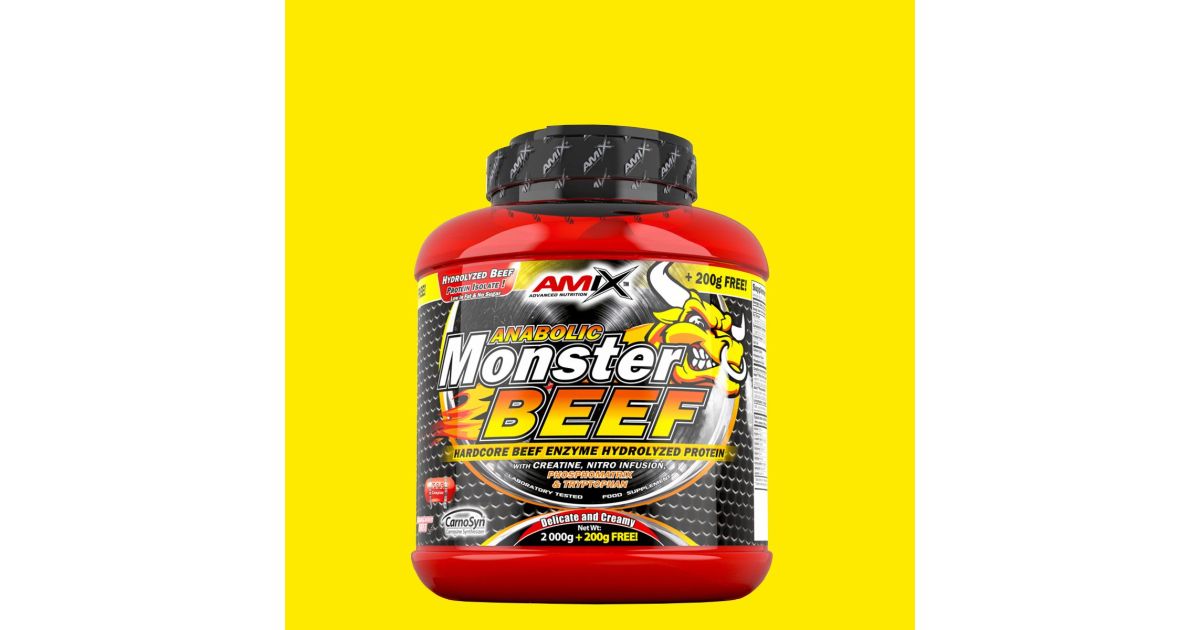 AMIX - ANABOLIC MONSTER BEEF - HARDCORE BEEF ENZYME HYDROLYZED PROTEIN ...