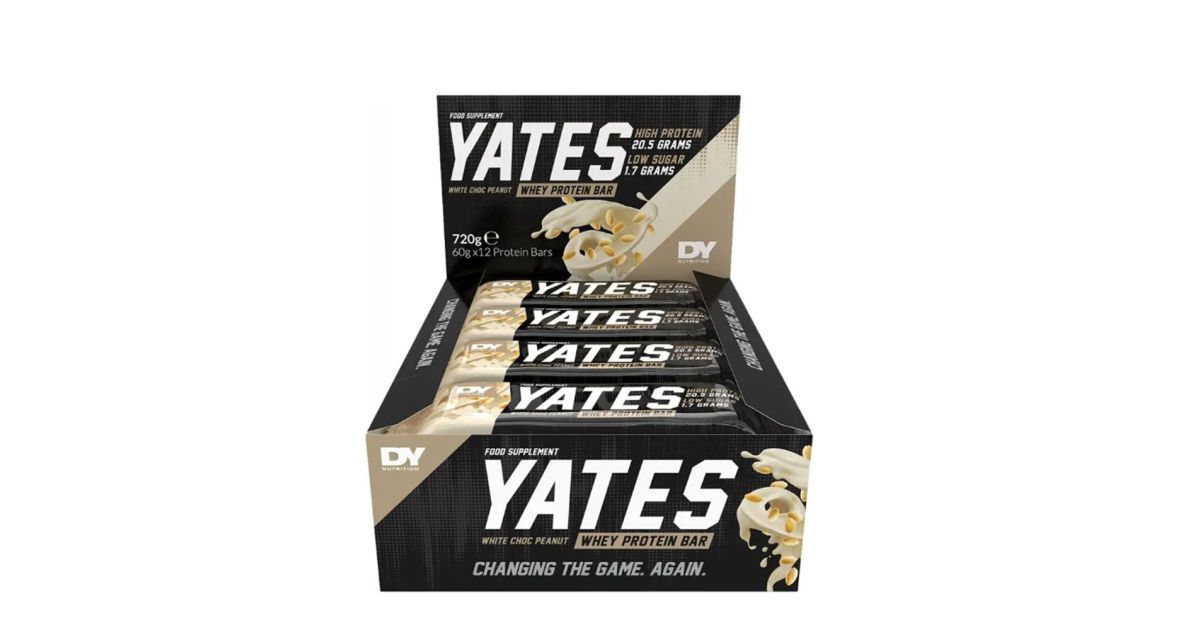 DORIAN YATES NUTRITION - YATES WHEY PROTEIN BAR - 12 X 60 G - gymstore ...